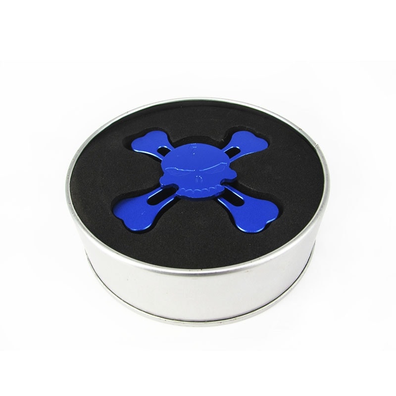 Fidget spinner – Skull (blue) | La Tienda Cubera