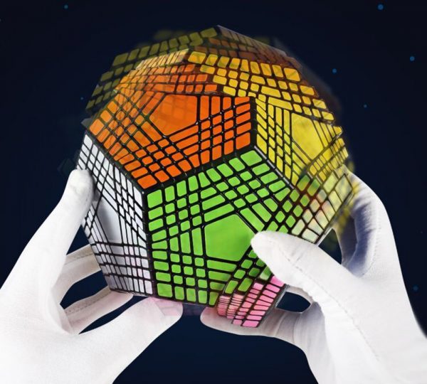 New Released!Lefun Shengshou Petaminx Cube Black 9x9 Megaminx Sengso ...