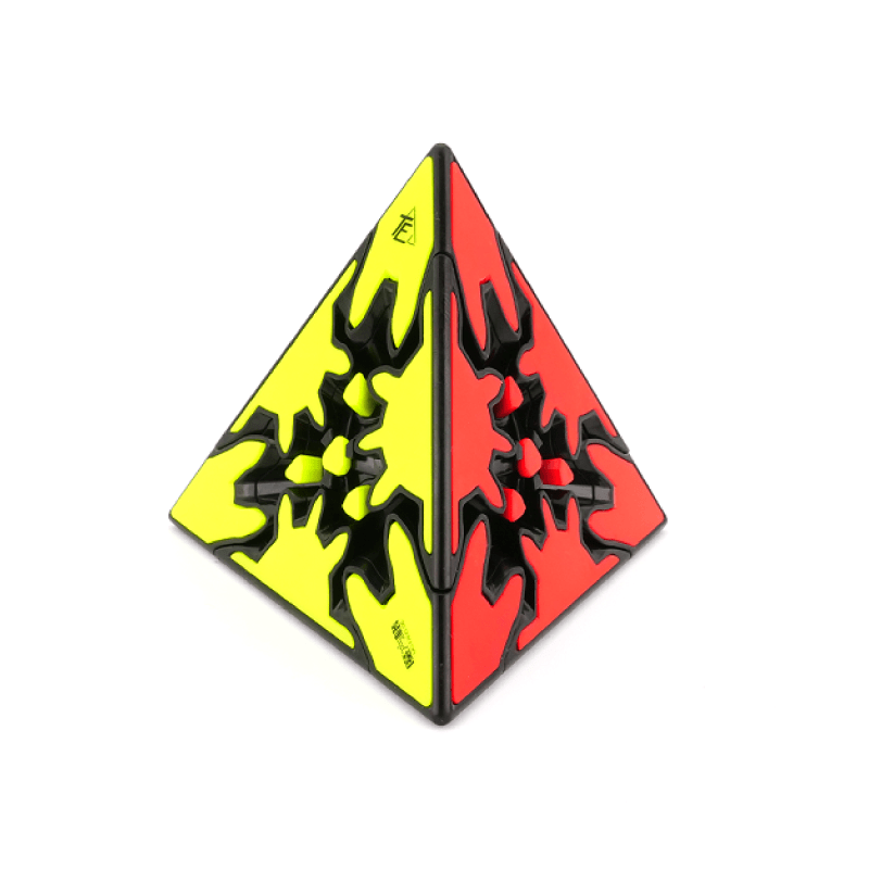 QiYi Gear Pyraminx (BN) | La Tienda Cubera